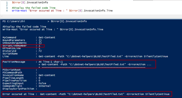 Powershell Error Handling With Error Variable Powershell