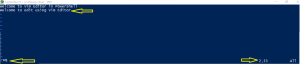 How To Use Vim Editor In Powershell Powershell