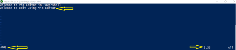 How To Use Vim Editor In Powershell Powershell