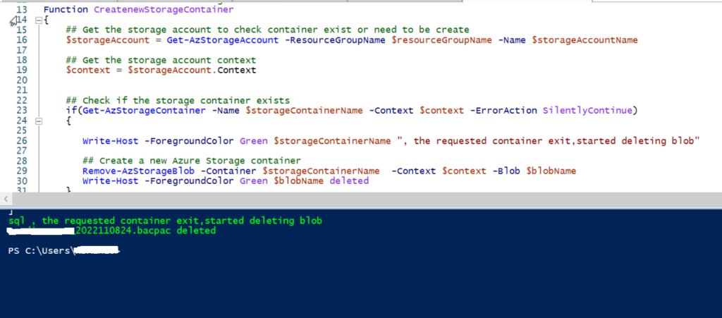 How To Delete A Blob From An Azure Storage Using Powershell Devops