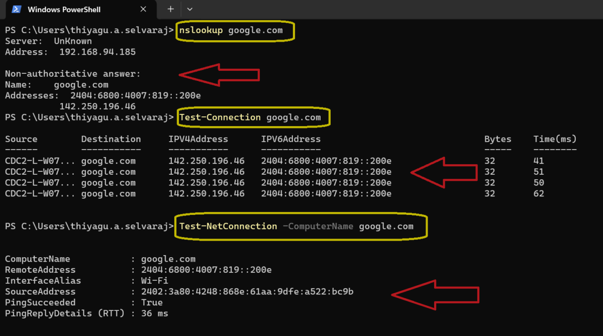 Exploring Different Ways To Check Dns Resolution In Windows Powershell Powershell