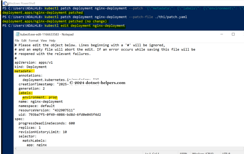Kubectl Patch Command & How to Use It With Examples in AKS_2 | Dotnet ...
